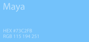 24 Shades of Blue Color Palette – graf1x.com