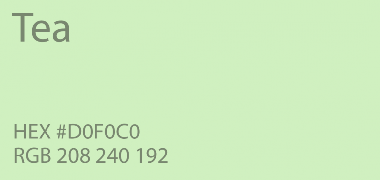 24 Shades of Green Color Palette – graf1x.com