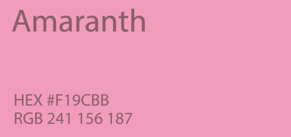 24 Shades of Pink Color Palette – graf1x.com