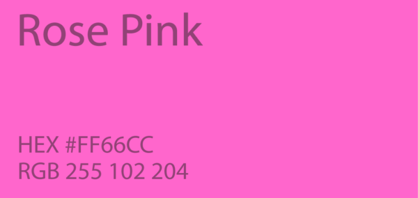 24 Shades of Pink Color Palette – graf1x.com