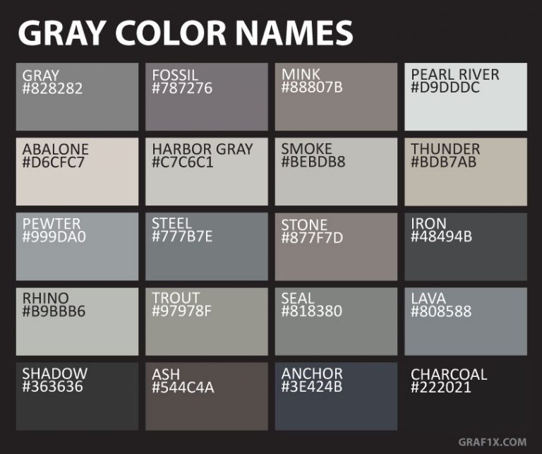 List Of Colors With Color Names Graf1x List Of Colors With Color Names Graf1x